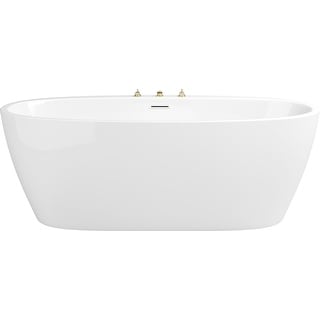 PROFLO PFFSOI6731 Cornwall 67" Free Standing Acrylic Soaking Tub with ...