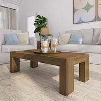 Plank and Beam Modern Rectangular Coffee Table - 48" x 24" - On Sale ...