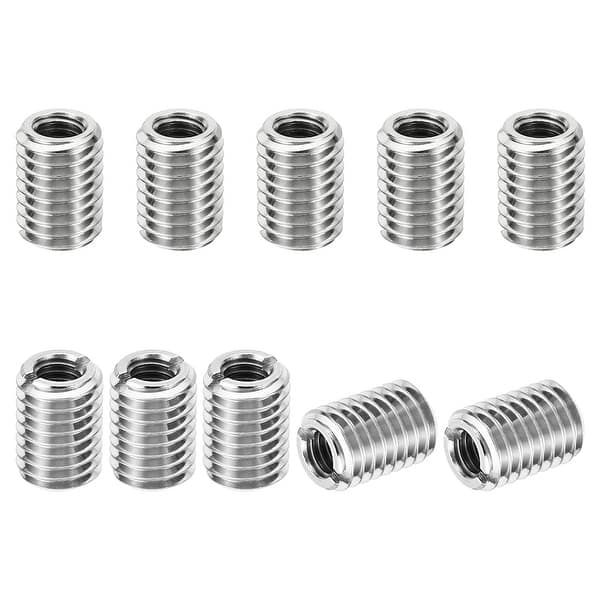 10pcs Thread Repair Insert Nut Adapters Reducer M10x1.5 to M6x1, 14mm ...