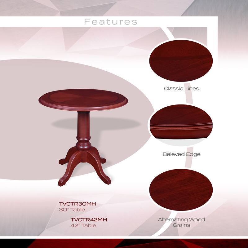 Prestige 30 Inch Round Side Table - Overstock - 23591938