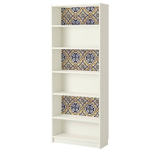 Walplus Bookcase Furniture Wrap Self-adhesive Film Talavera Mosaic Tile ...