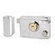 Home Door Gate Safety Vertical Keyway Cylinder Deadbolt Rim Lock Set ...