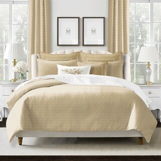 Samuel Diamonds Gold Reversible Coverlet Set - Bed Bath & Beyond - 41306985