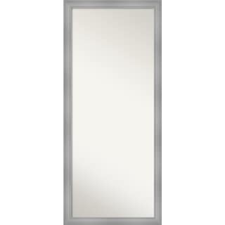 Non-Beveled Wood Full Length Floor Leaner Mirror - Flair Frame - Outer ...