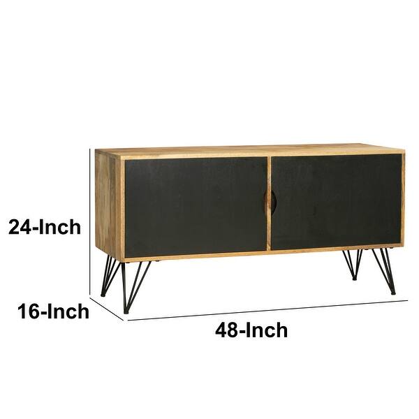 TV Entertainment Unit with 2 Doors - Bed Bath & Beyond - 40591163