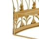 Decorative Metal Curtain or Canopy Crown - 29.0"L x 13.8"W x 7.9"H ...