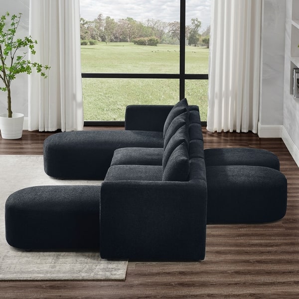 U Shape Sectional Sofa Accent Sofa /Living Room Sofa - Bed Bath ...
