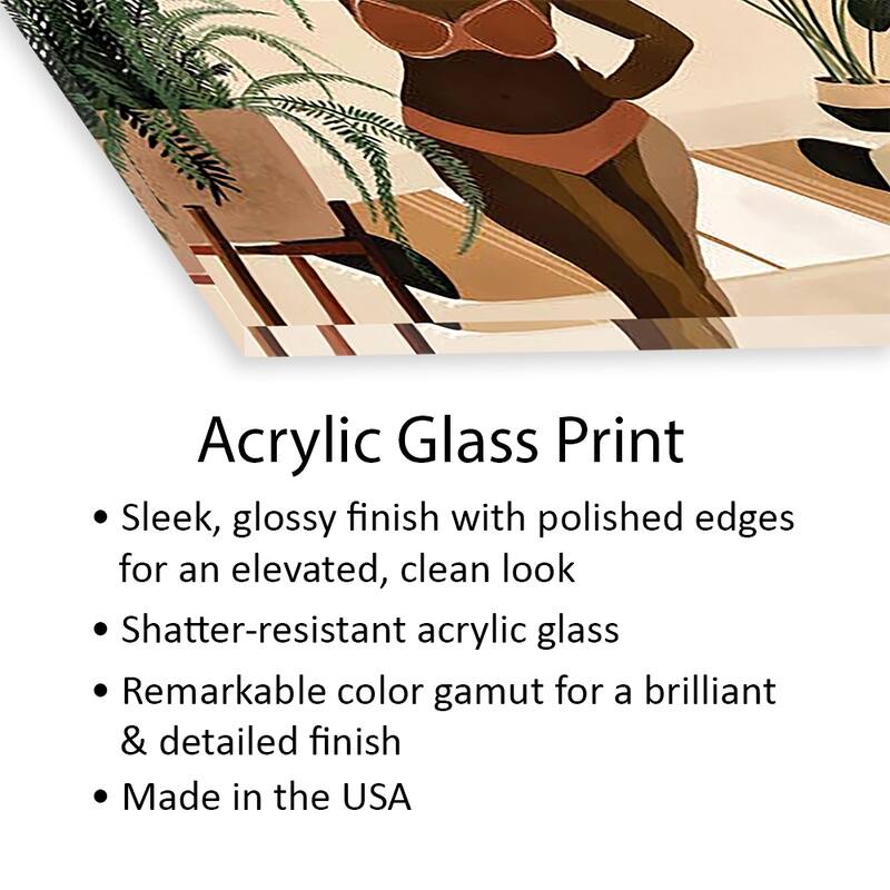 Amber Print On Acrylic Glass by Bria Nicole - Overstock - 37557191