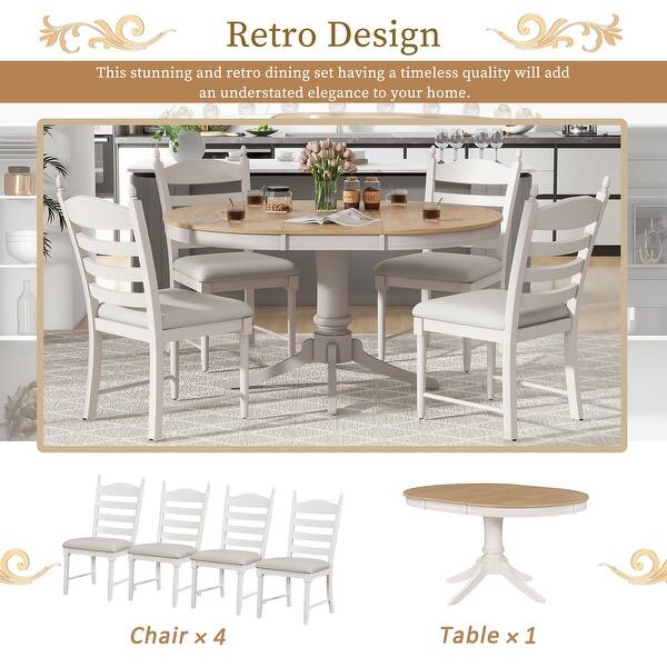 dining set for 4 plates