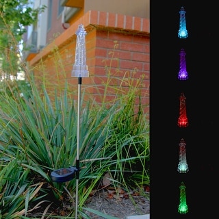 Lighthouse garden stake lights - Light Color Changing LED Red Blue ...