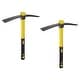 2pcs Pick Mattock Hoe 15" Steel Weeding Pick Axe with Yellow Fiberglass ...