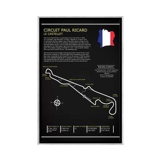 iCanvas "Circuit Paul Ricard BL" by Mark Rogan Framed - Bed Bath ...