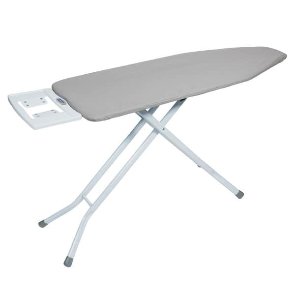 Steel Mesh Ironing Board with Solid Steam Iron Rest and Cotton Cover ...