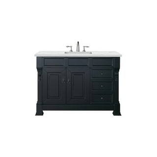 James Martin Vanities Brookfield 48" Single Vanity, Antique Black - Bed ...