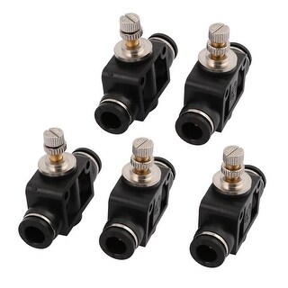 5pcs Tube Speed Control Quick Connector Pneumatic Push In Fitting 8mm ...