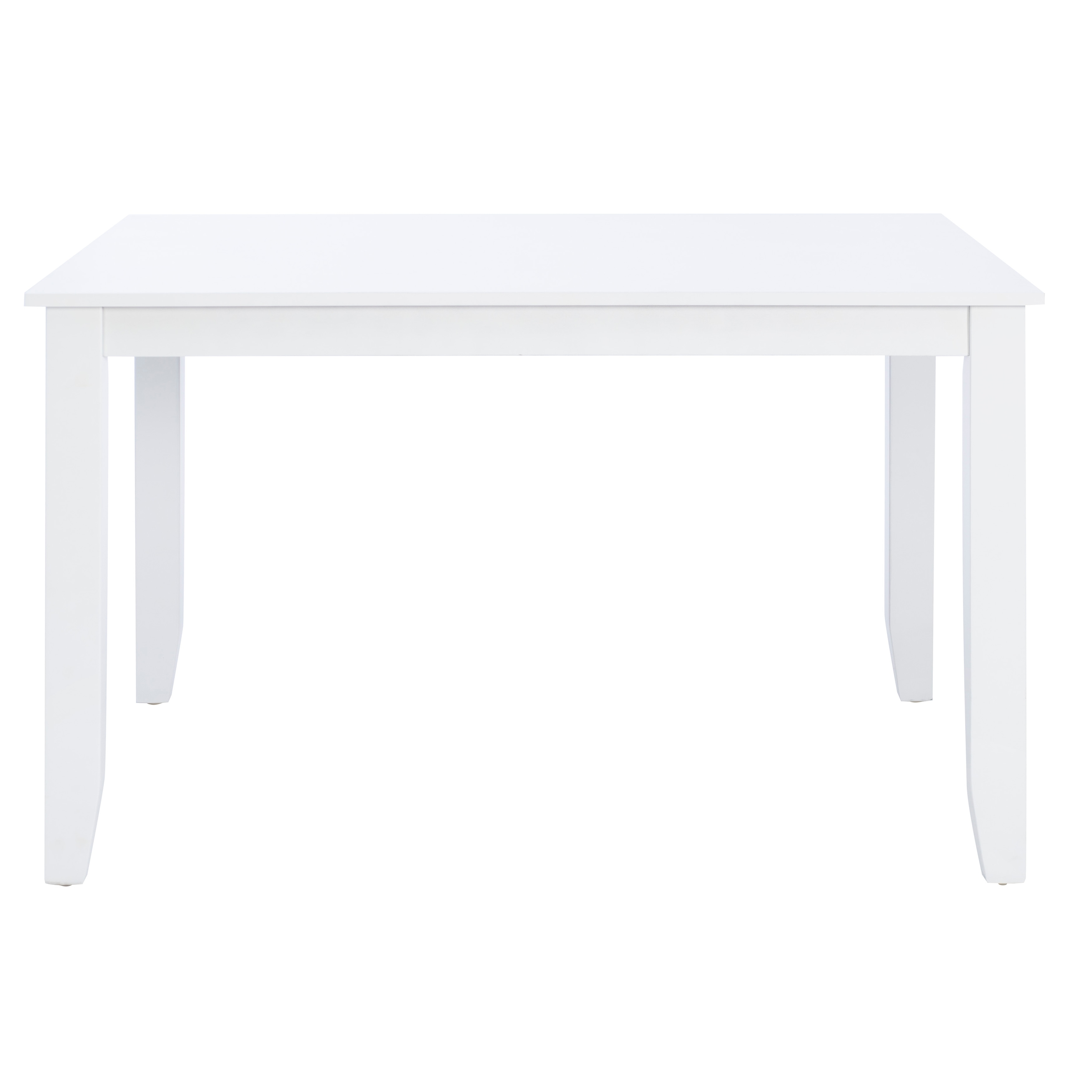 rectangle table white