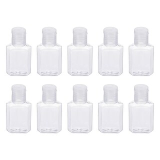 30ml Squeeze Bottles, 10 Pack Rectangle Dispensing Bottles Plastic ...