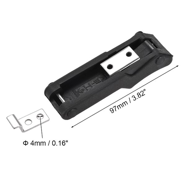 Rubber Flexible SUS304 Stainless Steel Soft Draw Latches Hasp - 2 Pcs ...