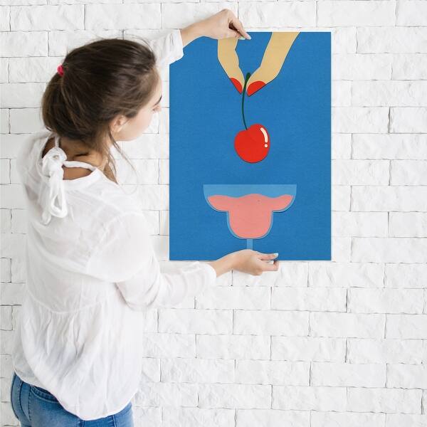 Americanflat - Cherry Nails Ii by Rosi Feist - 16"x20" Poster Art Print ...