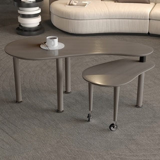 360 Degree Rotating Coffee Table for Living Room,Bedroom,Balcony,Home ...