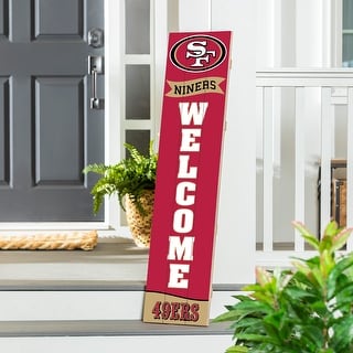 47" Porch Leaner Welcome Wall Sign, San Francisco 49ers - Bed Bath ...