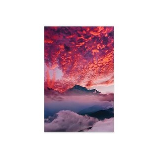 Caucasian Sunset Print On Acrylic Glass by Hobopeeba - Bed Bath ...