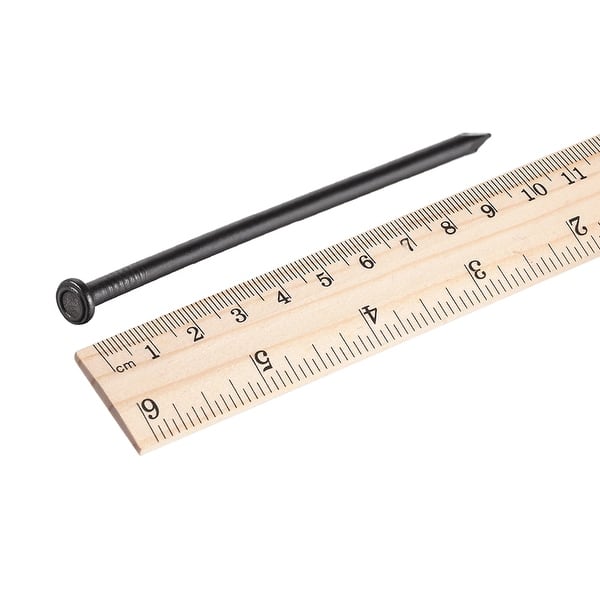 Hardware Nails Carbon Steel Wall Cement Nail 100mm 3.9-inch Black 10pcs ...