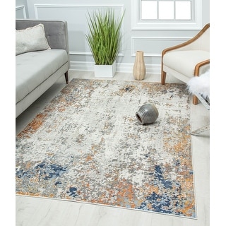 Preston Soft Touch Hi Low Vintage Transitional Area Rug by Rugs America ...