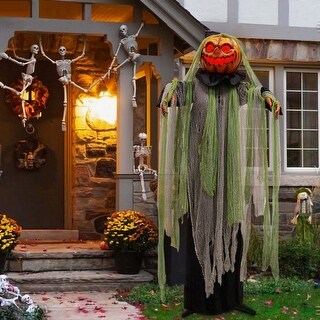 Halloween Decorations - 6 Ft. Animated Root of Evil Prop with Spooky ...
