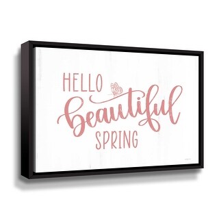 Hello Beautiful Spring (Butterfly) Gallery Wrapped Floater-framed ...