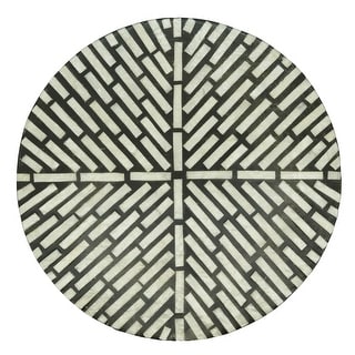 Geometric Capiz Design Table Mats (Set of 4) - 15" - Bed Bath & Beyond ...