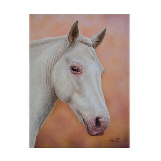 Steve Crockett 'Portrait Of A Horse' Canvas Art - Bed Bath & Beyond ...