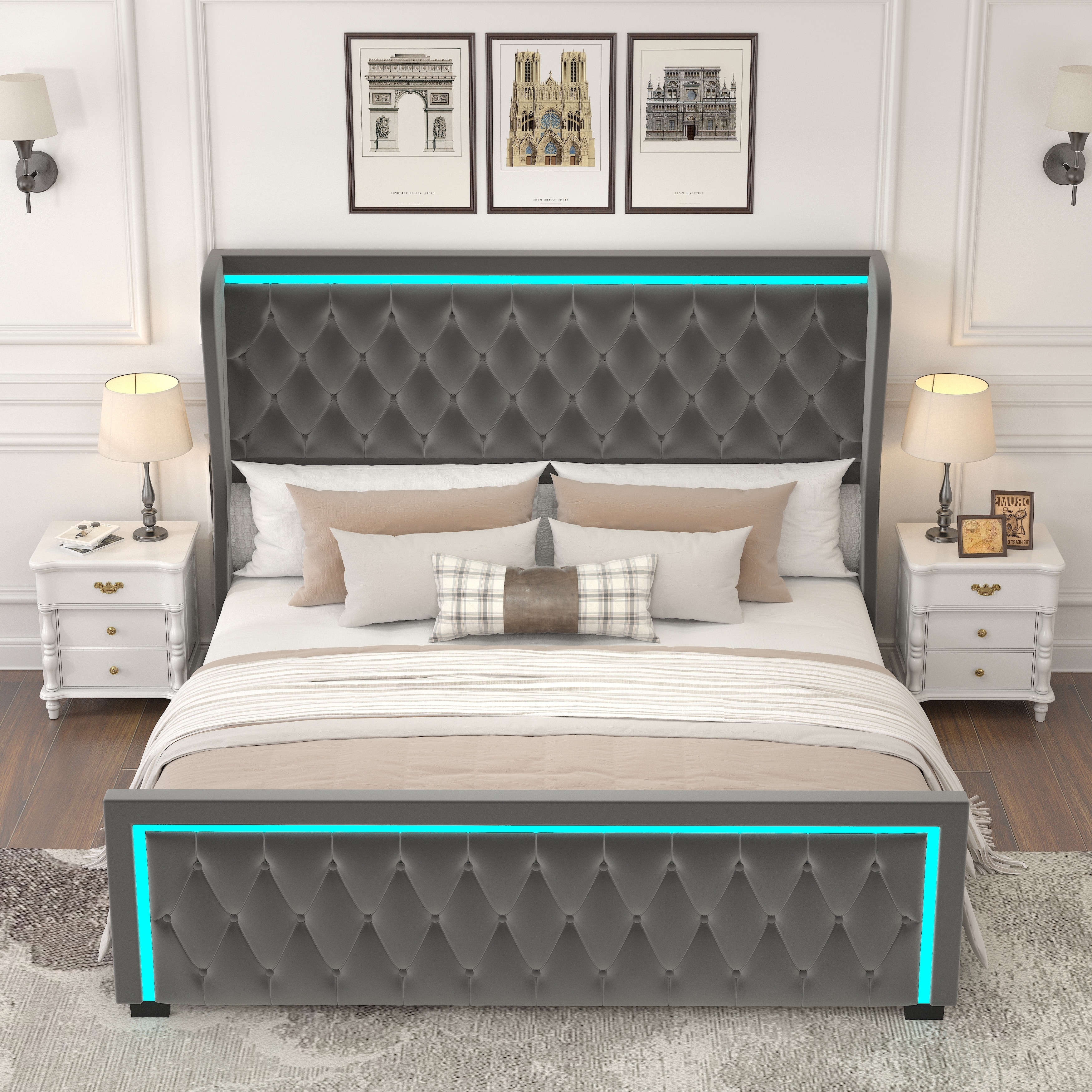 King Size Wingback Beds - Bed Bath & Beyond