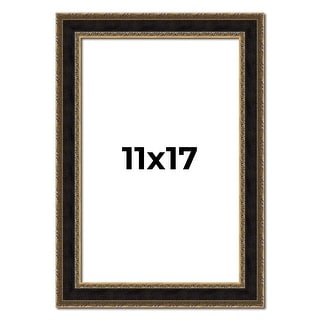 11x17 Frame Gold Antique Vintage Sold Wood Picture Frame | 1.75 Inch ...