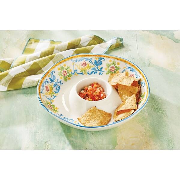 chip and dip serving platter