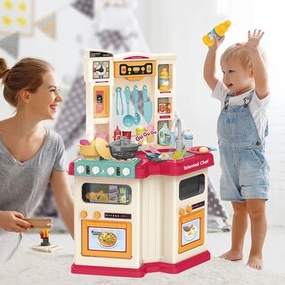 Small Kitchen Toy Set, Children'S Toy Kitchen - Grey - Grey - Bed Bath ...