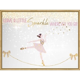 Kimberly Allen 'Leave a LIttle Sparkle v1' Framed Art - Bed Bath ...