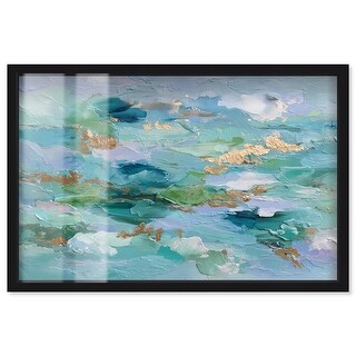 Azure Tide II Blue Wall Decor Shadowbox Print by Art Remedy - Bed Bath ...