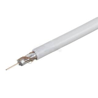 12000 in. Plastic White RG6 Coaxial Cable American Imaginations - Bed ...