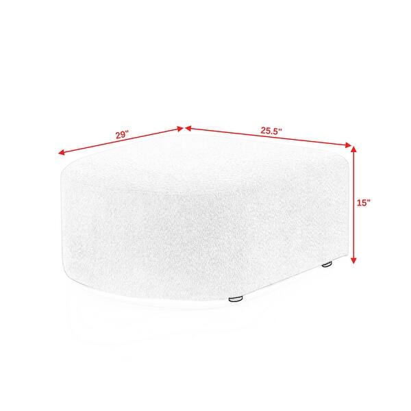 Navy U-shape Frame Convertible Sofa Set for Living Room DIY Modular ...