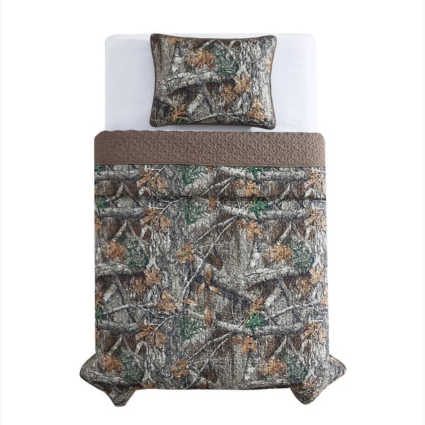 Realtree Edge Camouflage Quilt Set - On Sale - Bed Bath & Beyond - 35206316