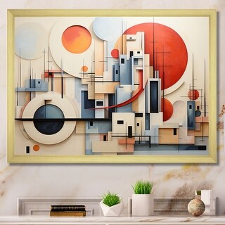 Designart "Constructivism Constructed Horizons XIII" Constructivism ...