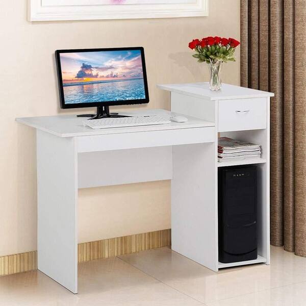 computer table with cpu cabinet