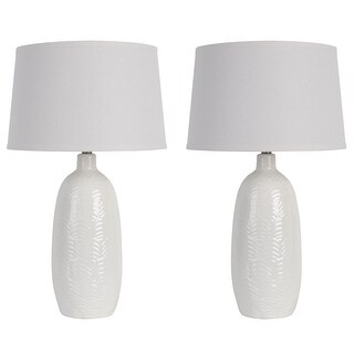 Sabrina Scale Ceramic Table Lamp - Set of 2 - Bed Bath & Beyond - 31687965