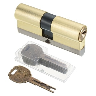 2Pcs 35/35 (70mm Overall) European Double Lock Cylinder with Keys ...