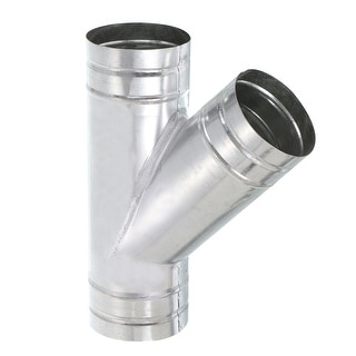 4" 3 Way Duct Splitter Y Connector Air Vent Duct Hose Exhaust Pipe ...