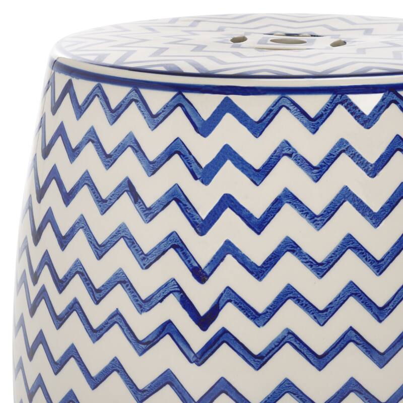 SAFAVIEH Guzel Ceramic Decorative Garden Stool (Fully Assembled) - On ...