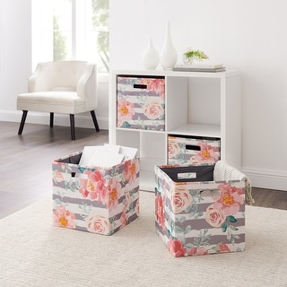 Linon Alaric Storage Bin (Set of 2) - Bed Bath & Beyond - 30880095