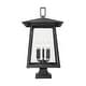 Z-Lite 5015PHXLS-SQPM Rainer 5 Light 29" Tall Marine Grade Post Light ...