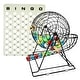 GSE™ Professional Bingo Game Set with Jumbo Bingo Cage and 1.5" Ping ...